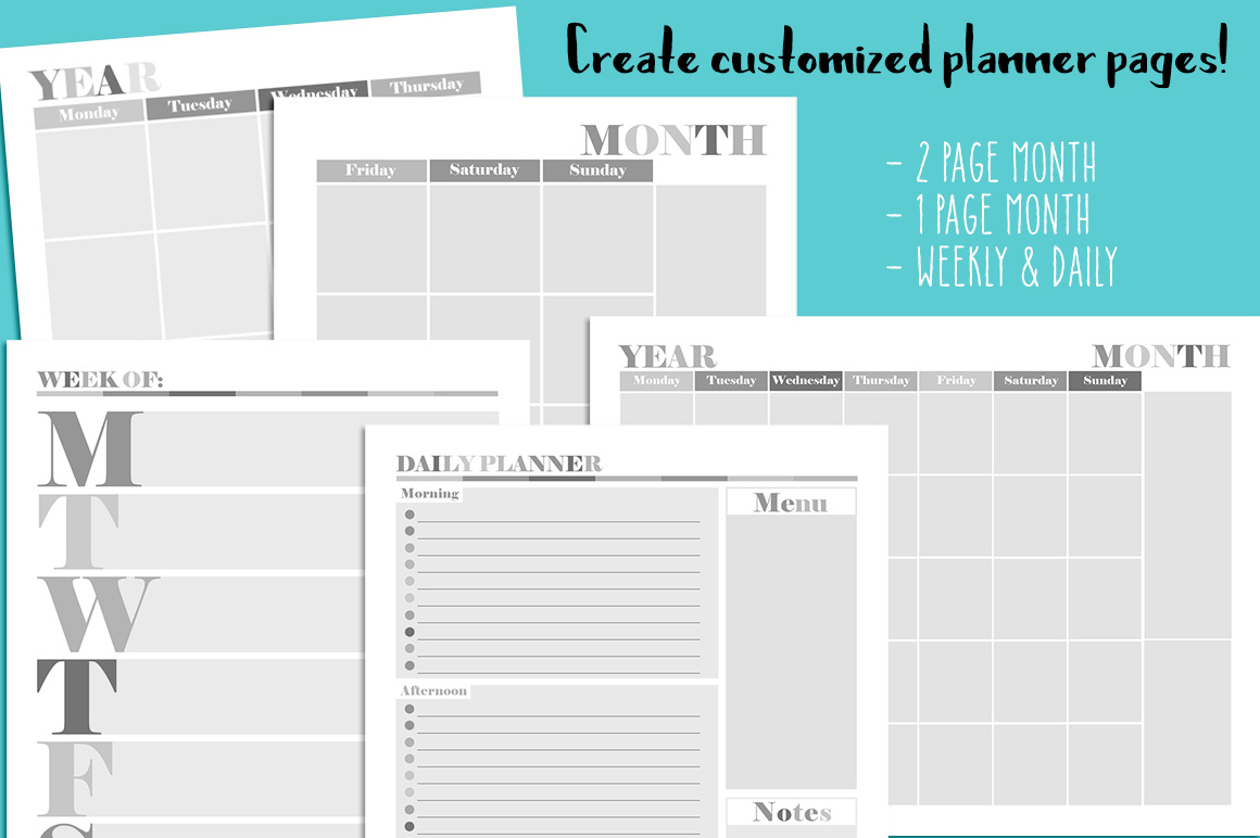 Printable Planners - Cynthia Thomas